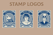 Postage Stamp Logos / Branding Idea, a Branding & Logo Template by ...