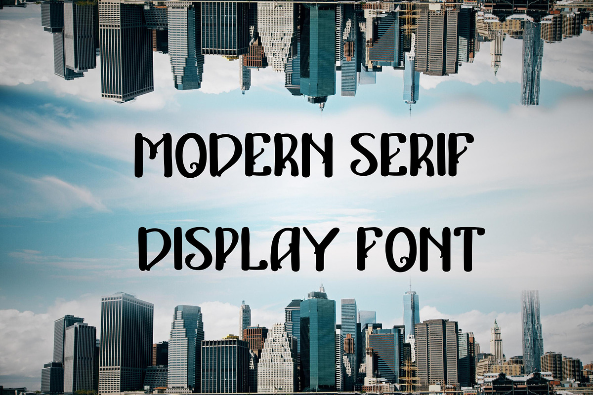 Desperate Enuf: Stylish Display Font, a Serif Font by PaperMoon