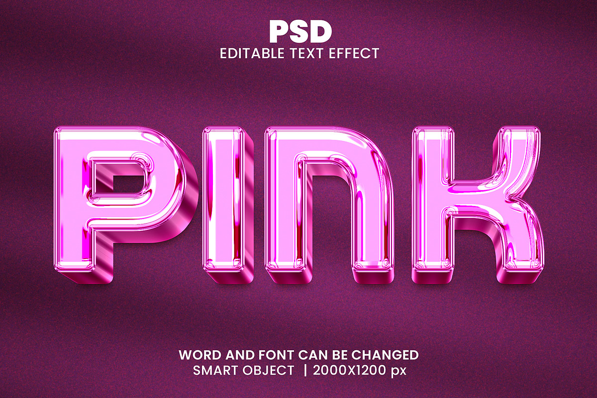 Chrome luxury 3d Text Effect Bundle, a Layer Style Add-On by bdrobin