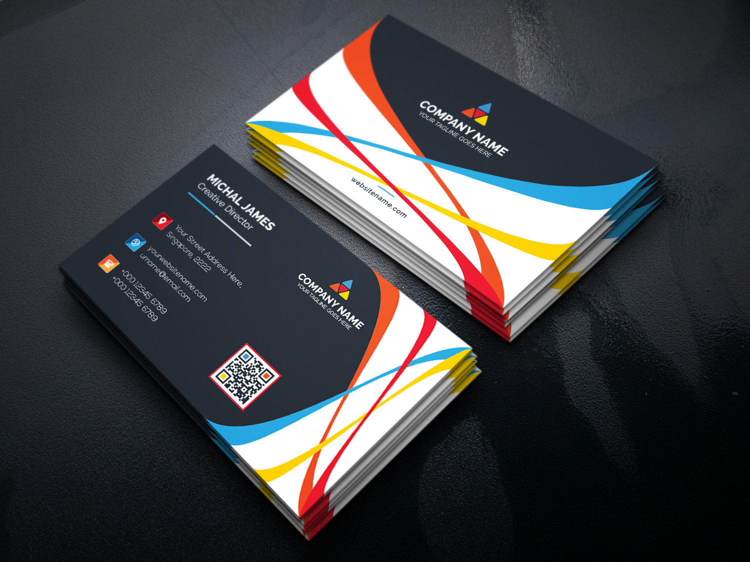 Business Card, a Templates & Theme by Curve Design