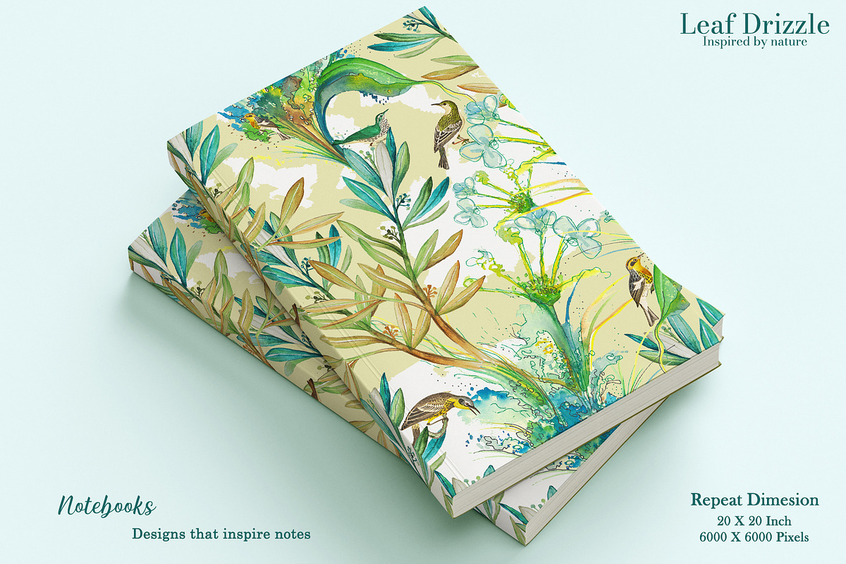 Leaf Drizzle Pattern & Motifs