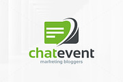 Chat Event Logo Template, a Branding & Logo Template by LOGOMAGINE