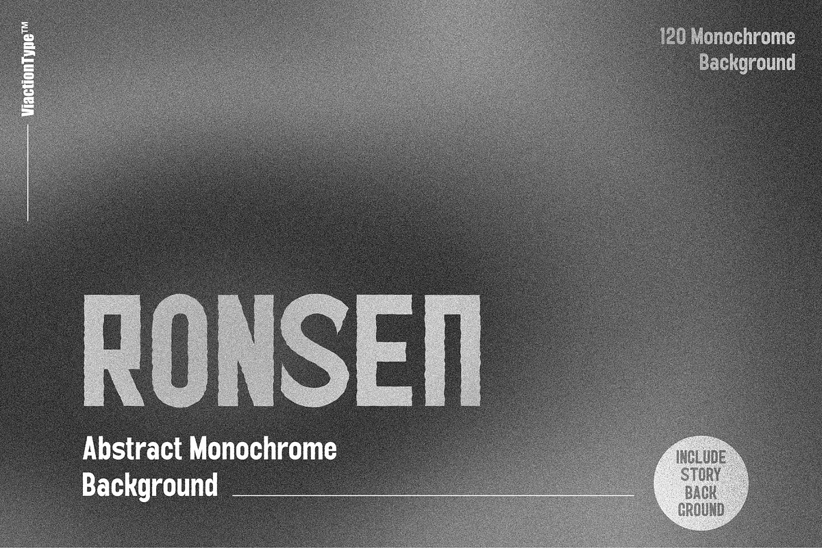 RONSEN - Monochrome Background, a Background Graphic by ViactionType | Creative Market