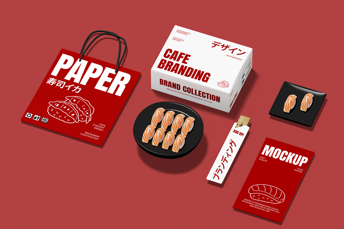 Cafe Branding Mockup, a Packaging Mockup by Permadi Creative