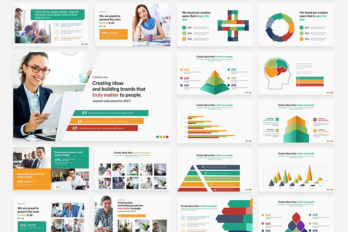 Ringo Powerpoint Template, a Presentation Template by One Percent Studio