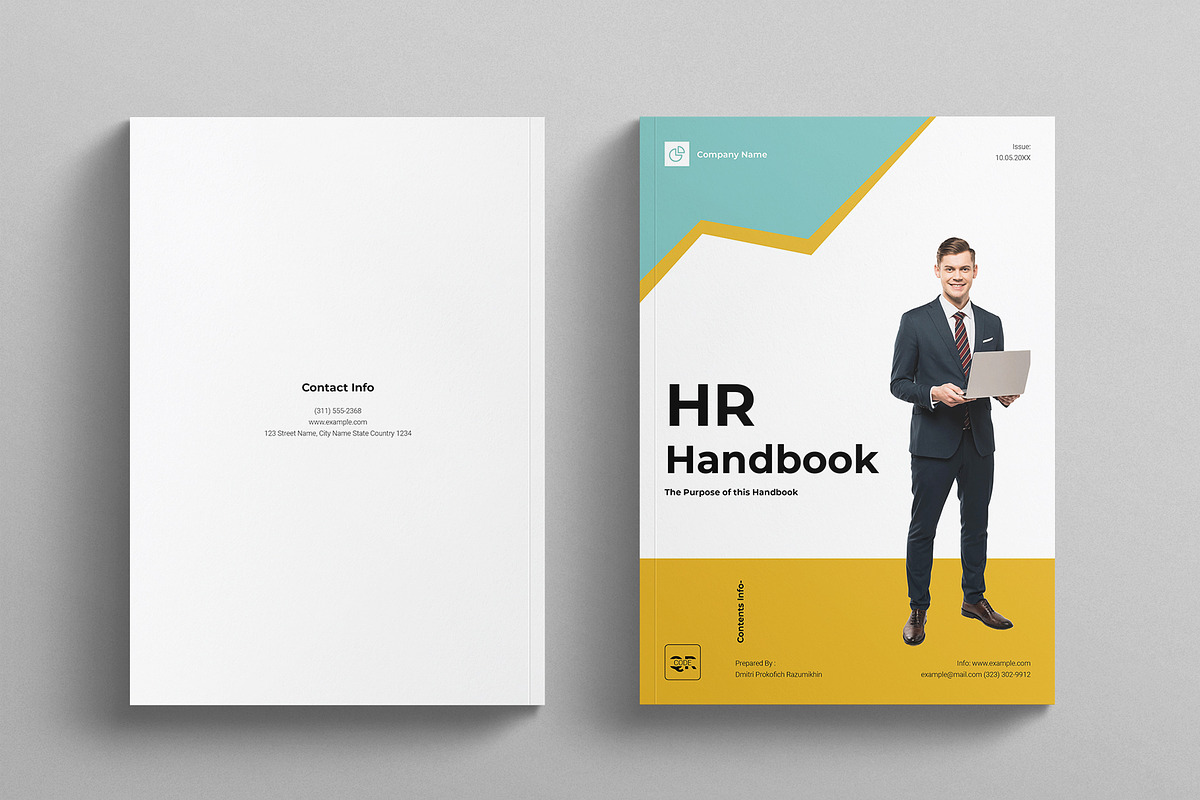Employee Handbook Template, a Brochure Template by E-Type