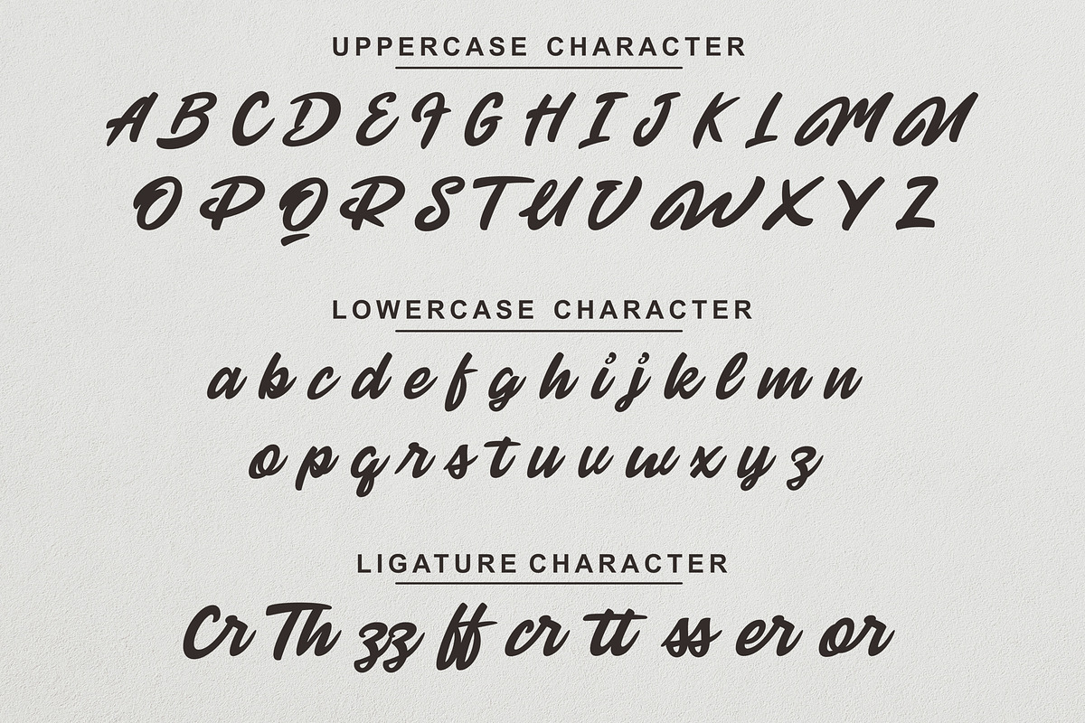 Thunder, a Script Font by Allmostudio