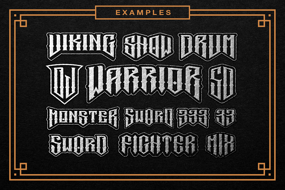 Sword Font Logo Creator, a Serif Font by Harry Kasyanov