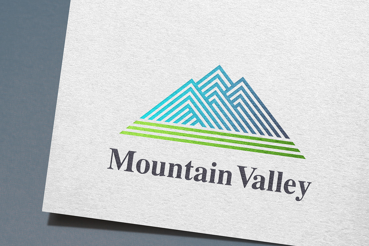 Mountain Valley Logo, a Branding & Logo Template by IKarGraphics