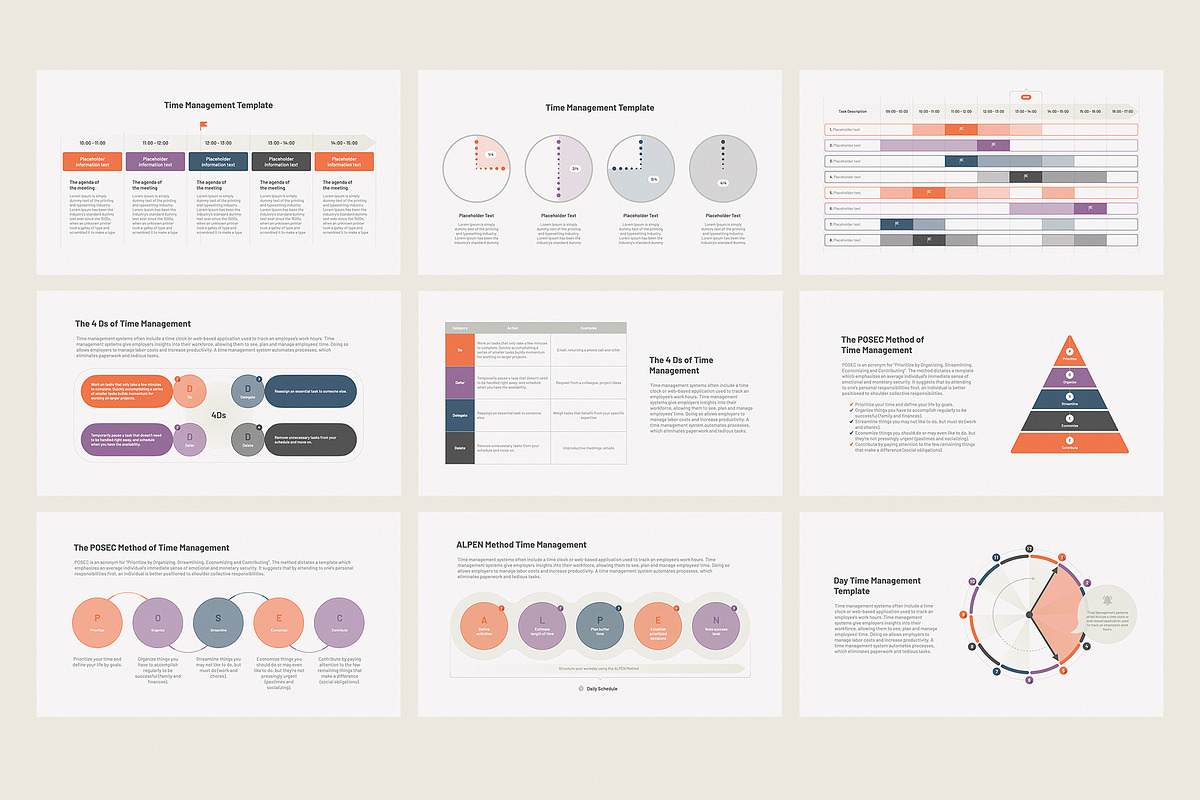 30 Time Management PowerPoint Slides