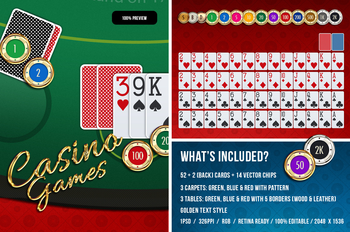 Casino Card Game GUI, a Graphic by alexlasek