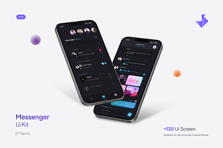 Synth Audio App UI Kit, an UI Kit Template by Medialoot