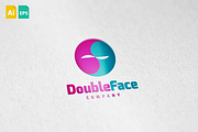 DoubleFace Logo, a Branding & Logo Template by Schneider Design Store