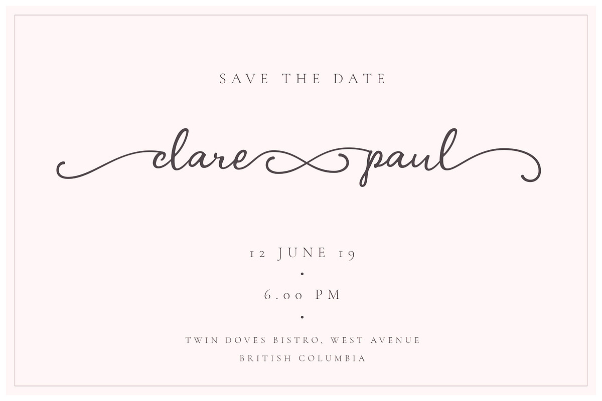 Ever After | Modern Calligraphy Font, a Script Font by Ayca Atalay