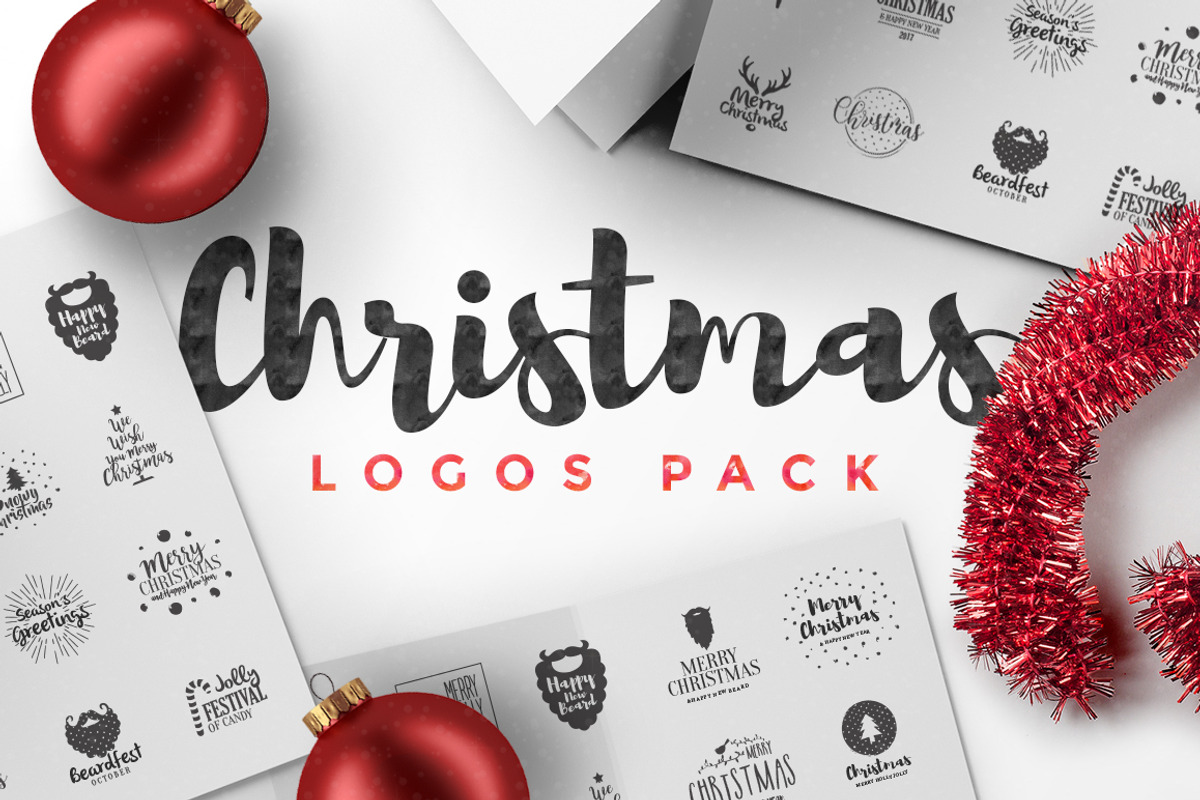 Christmas Logos Pack, a Branding & Logo Template by Graphicdome