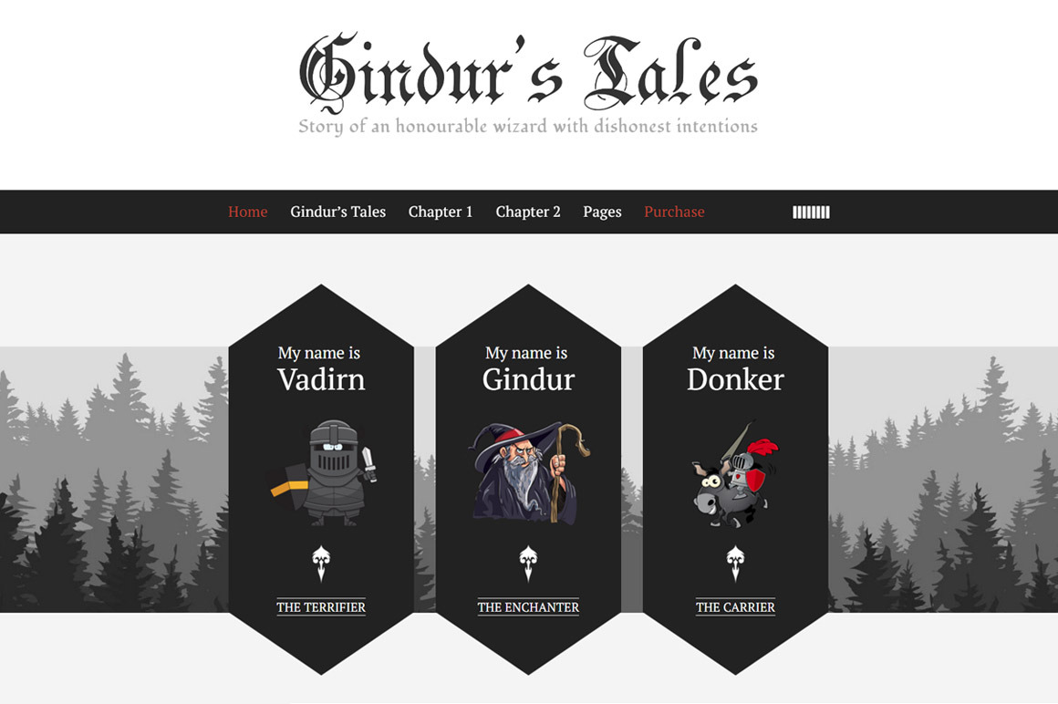 Gindur - Medieval WordPress Theme, a WordPress Template by PremiumCoding