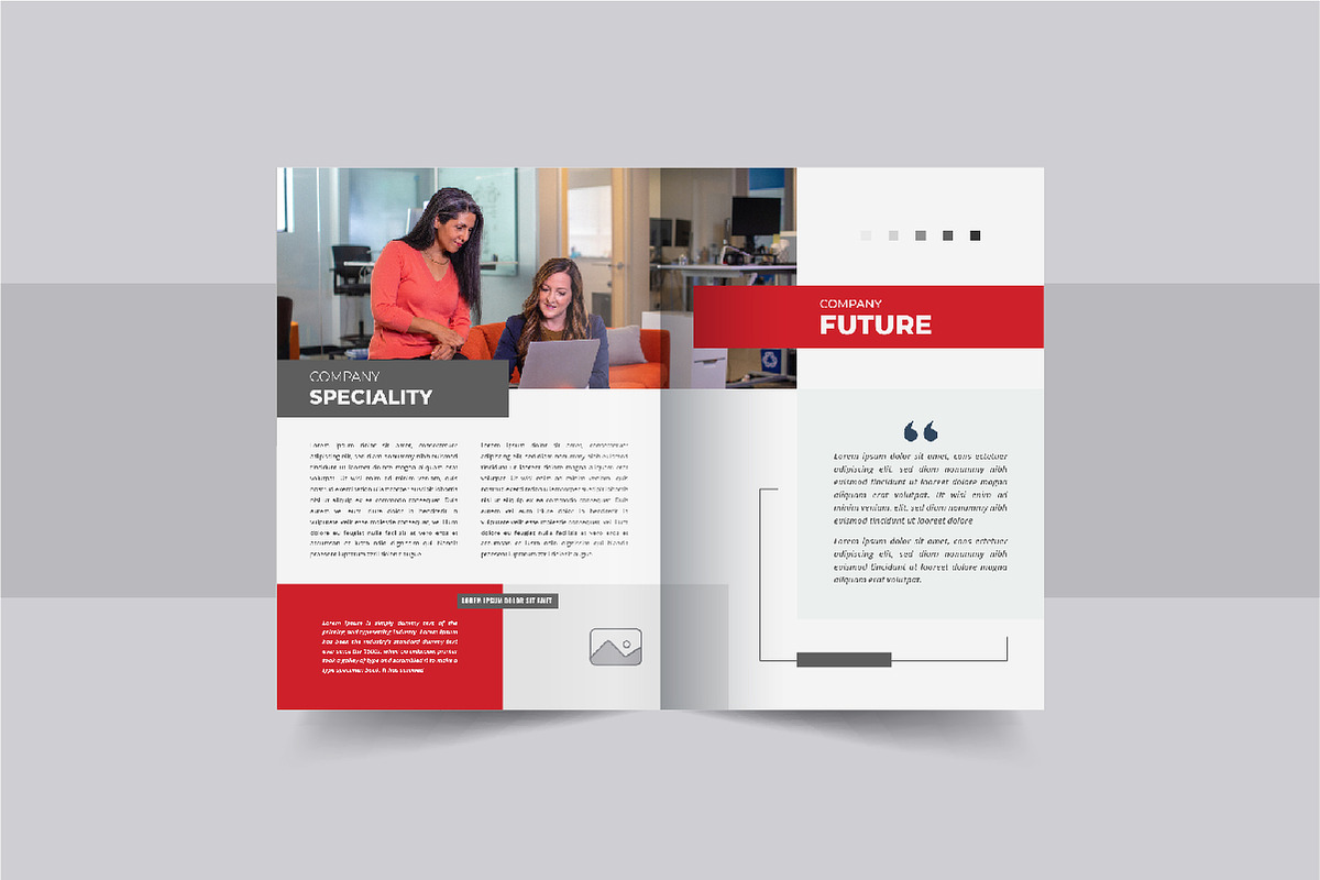 Company white paper design template