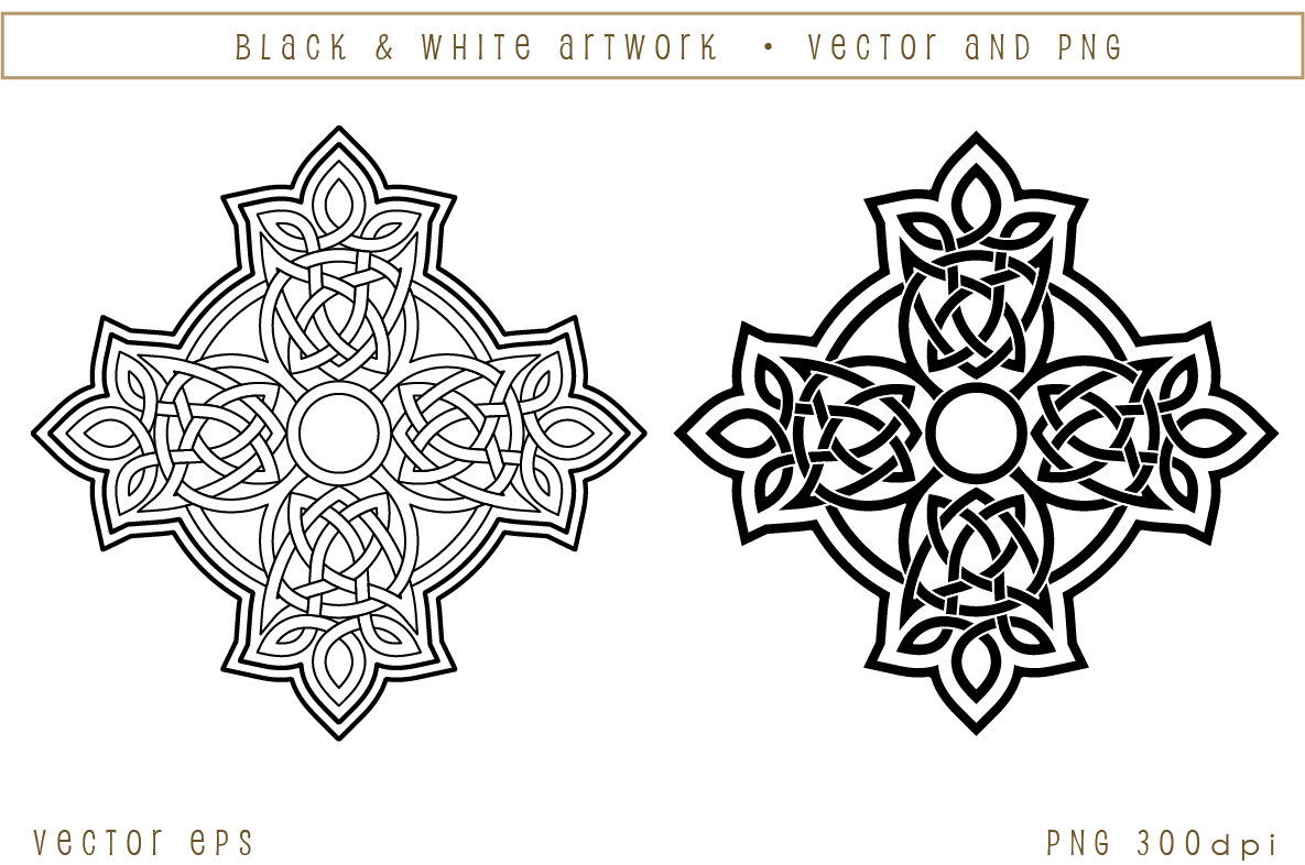 Celtic Trinity Cross, an Illustration by AonCelticArt