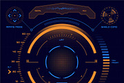 Futuristic touch screen UI, a Technology Illustration by BeOGraphic