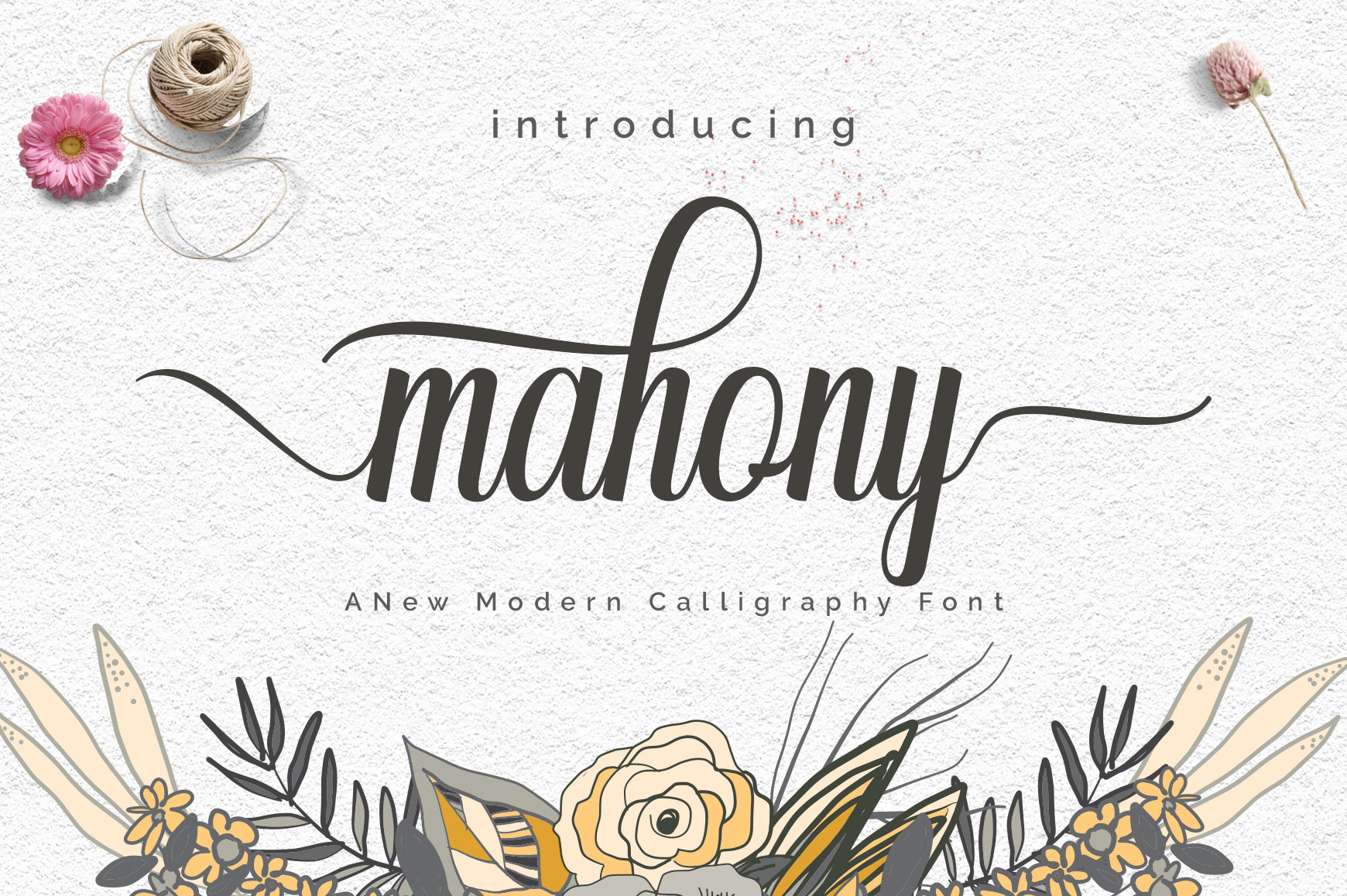 mahony script, a Script Font by Raseuki | Creative Market