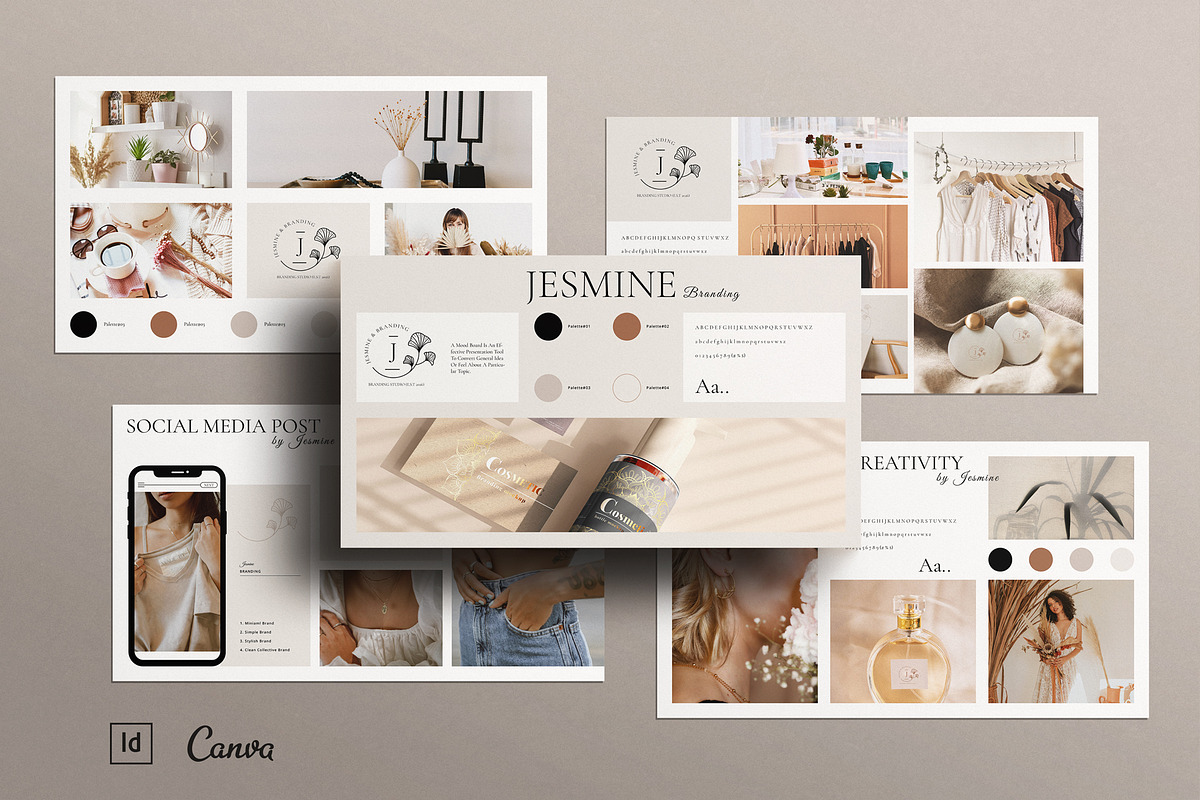 Brand & Mood Board Presentation, a Presentation Template by TemplatesForest
