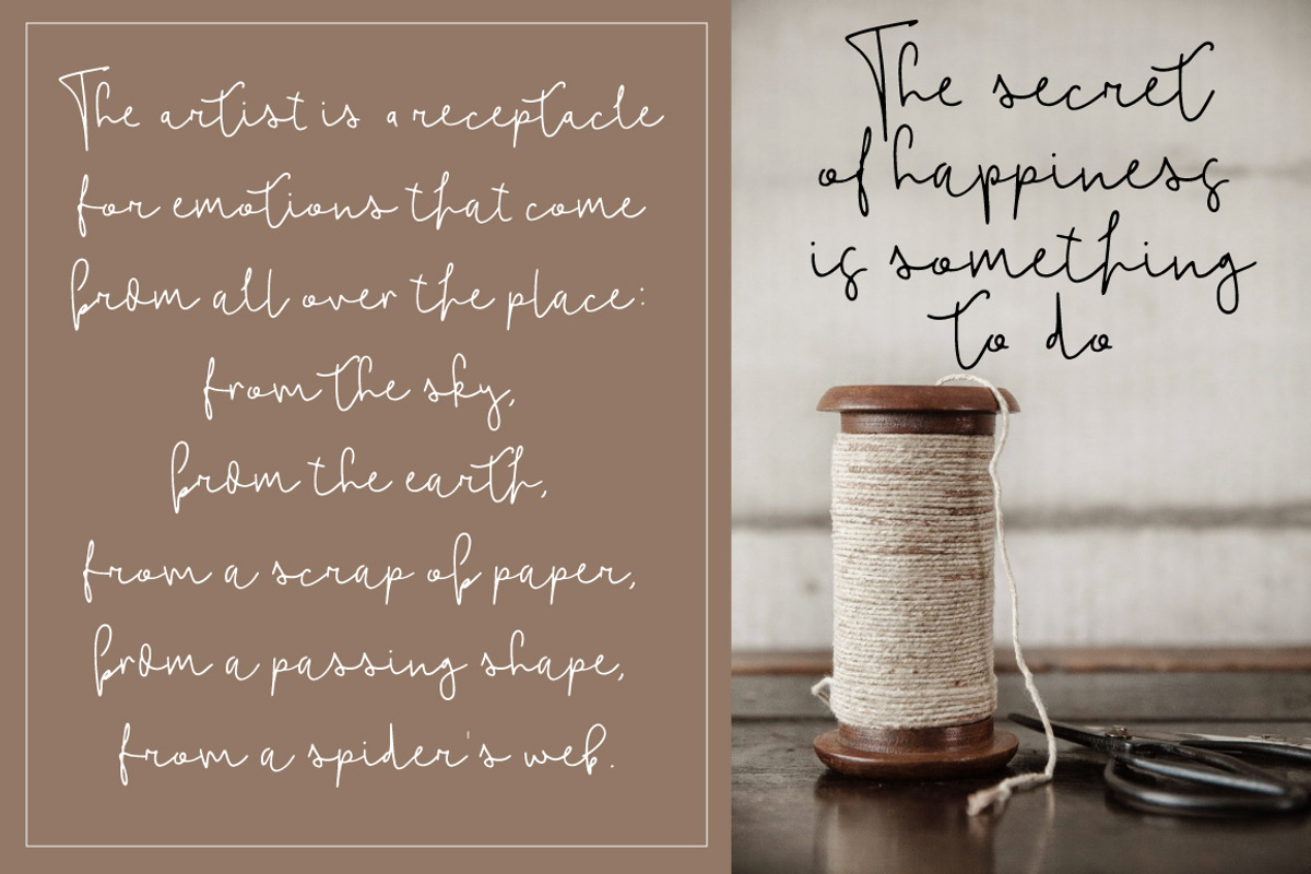 Hello Neighbor Script, a Script Font by Creamy Script