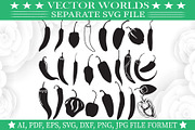Chili Pepper Svg, Pepper Svg, an Object Graphic by VectorWorlds