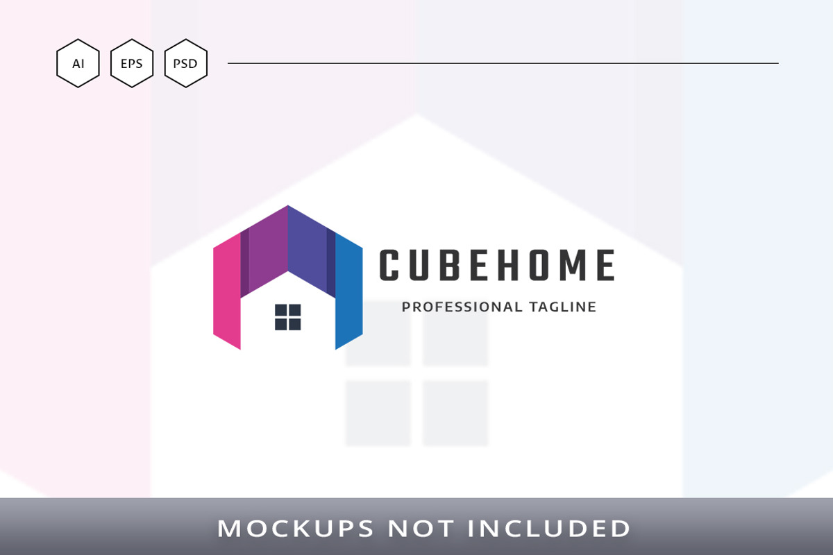 Cube Home Logo, a Branding & Logo Template by Design_Planet