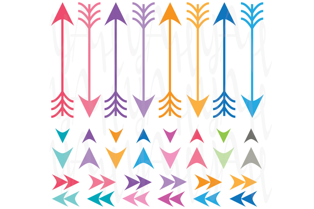 Digital Arrow Clip Art, an Illustration by YenzArtHaut
