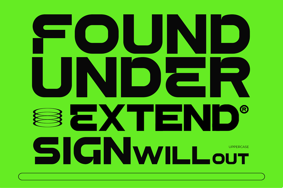 Enzo - Extended Bold Typeface