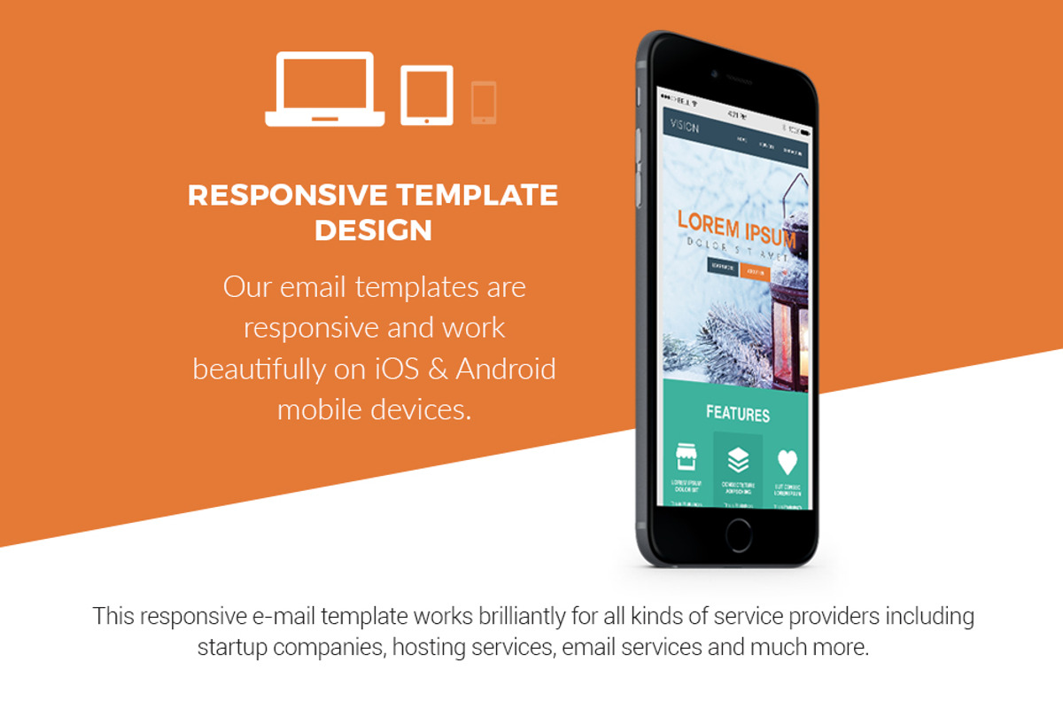 Vision - Professional Email Template, an Email Template by ZippyPixels