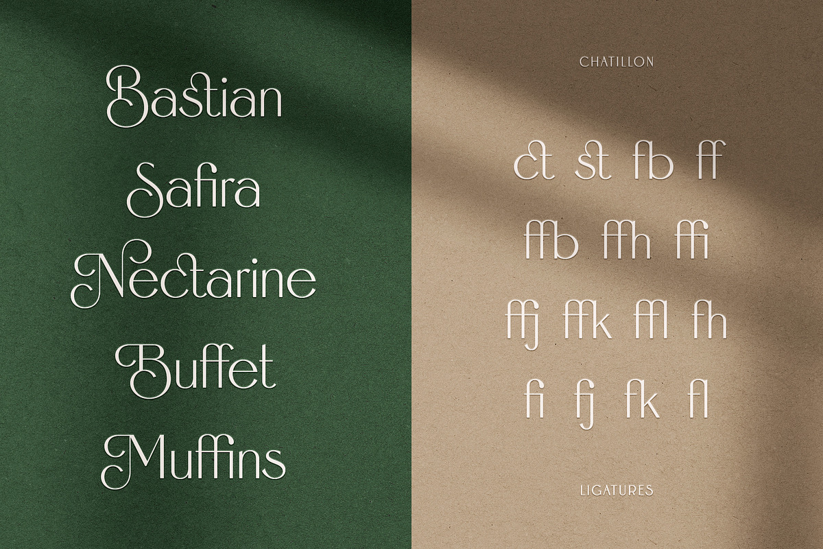 Chatillon Font and Extras
