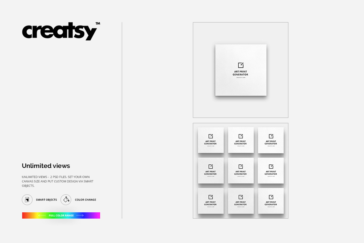 Custom Size Art Print Generator, a Print Template by Creatsy