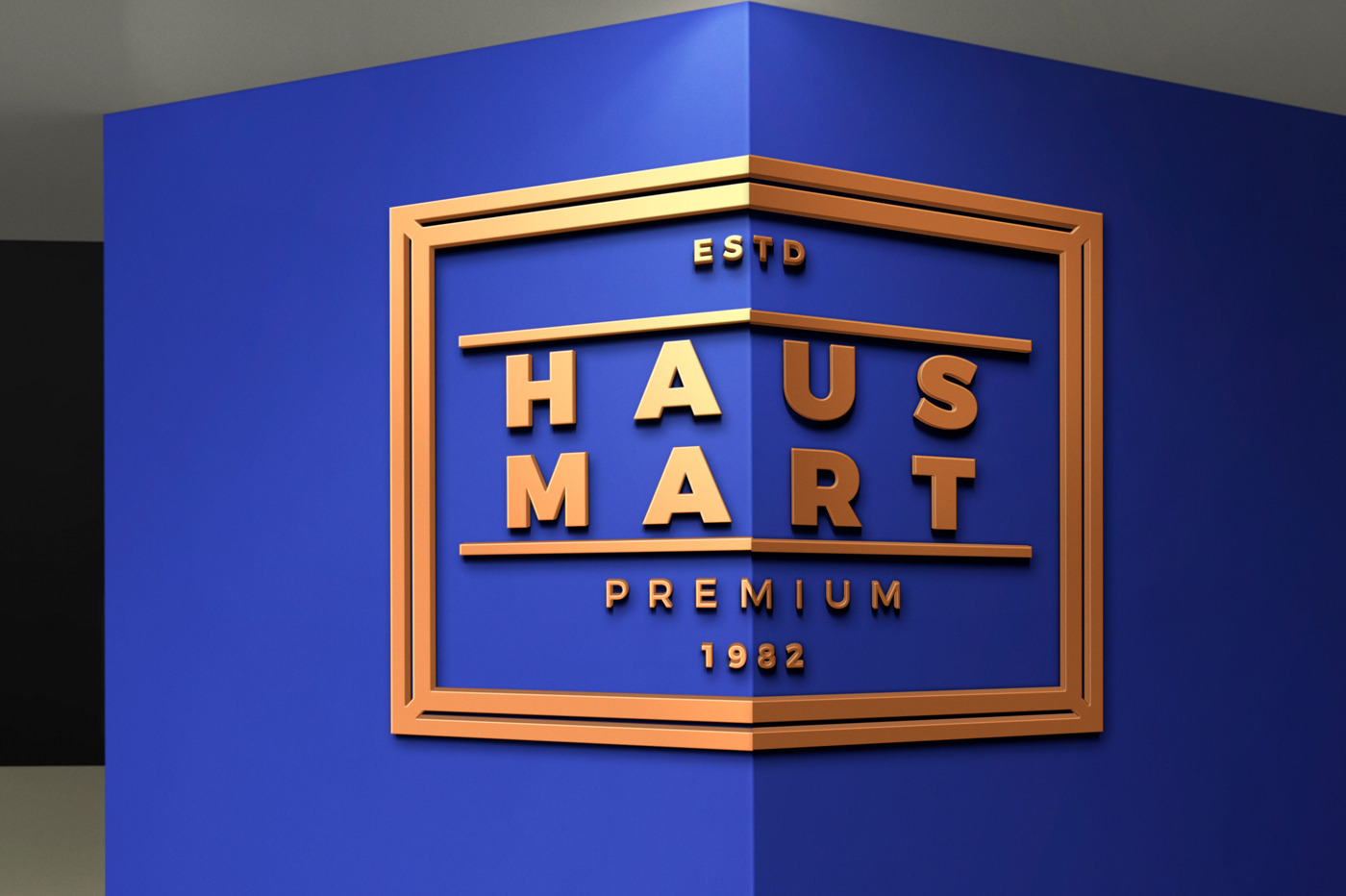 Corner Signage Logo Mockup, a Product Mockup by GfxFoundry