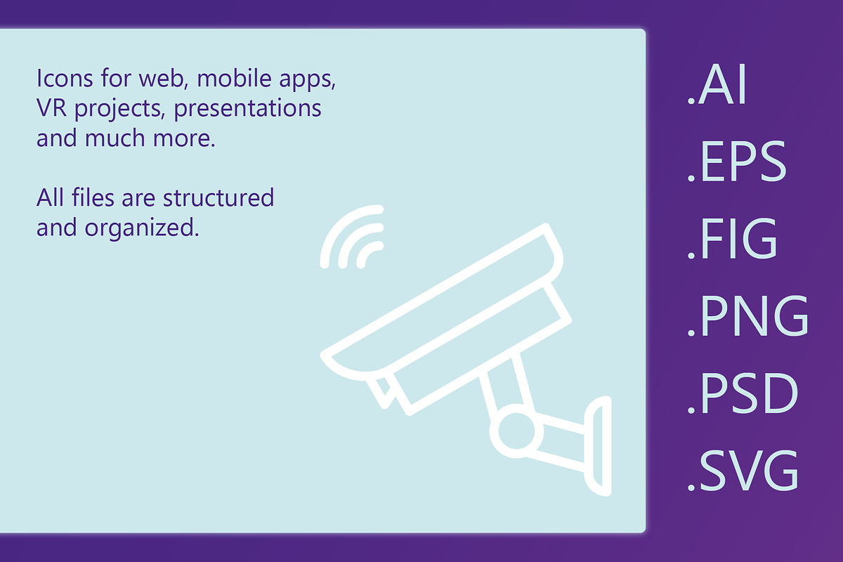 IoT outline iconset, an Outline Icon by LAFS | Creative Market