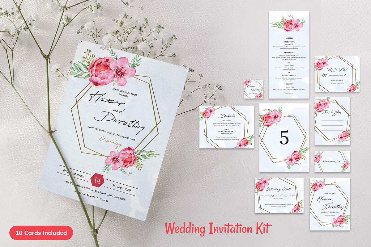 Wedding Invitation Kit, an Invitation Template by 3djagan