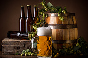 Still life with beer, a Background Photo by Grafvision photography