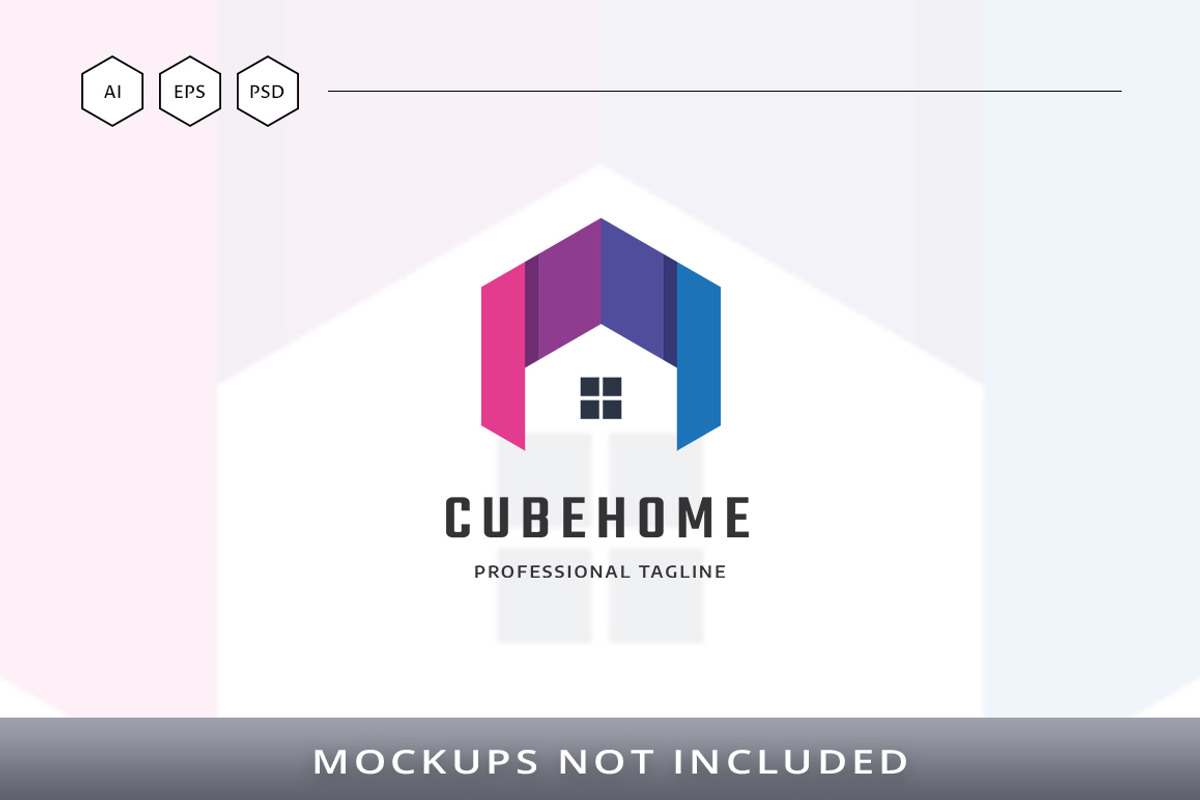 Cube Home Logo, a Branding & Logo Template by Design_Planet