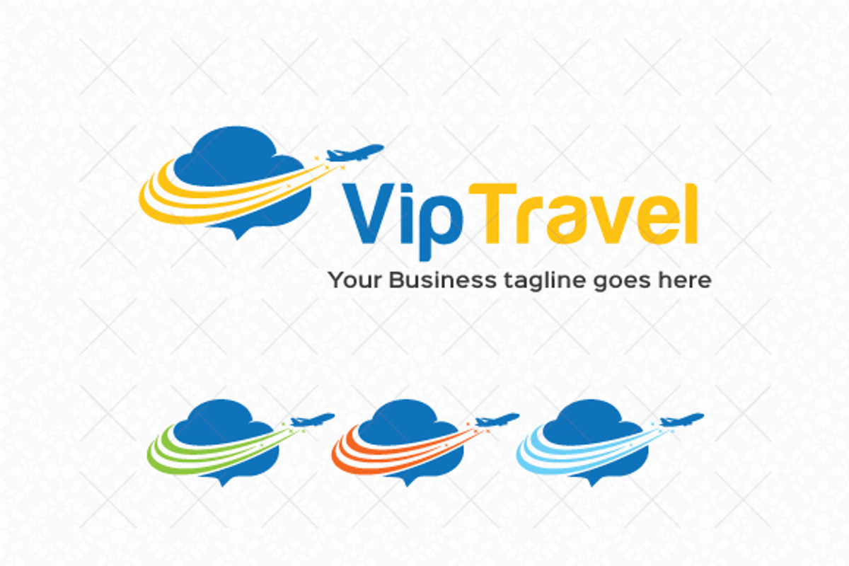 Vip Travel Logo Template, a Branding & Logo Template by The Branding Fusion