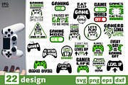 Gaming SVG Bundle, an Illustration by svgocean