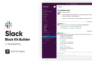 Figma Slack Block Kit Builder Plus, an UI Kit Template by Axure Themes