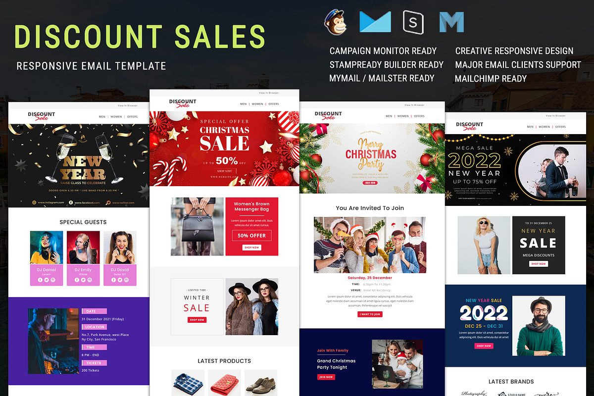 Discount Sale - Email Templates, an Email Template by Pennyblack Templates