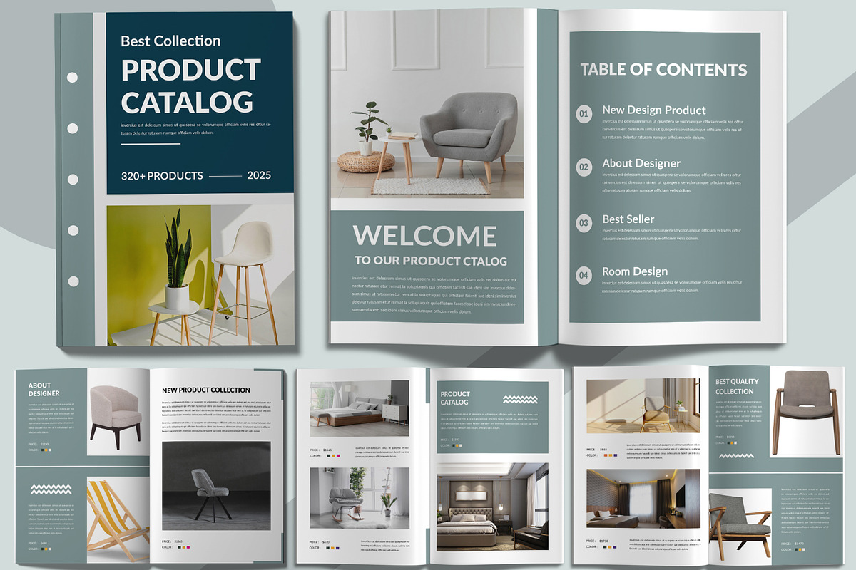 Best Product Catalog Design Template