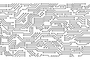 Motherboard pattern circuit board, a Technology Illustration by Vector ...