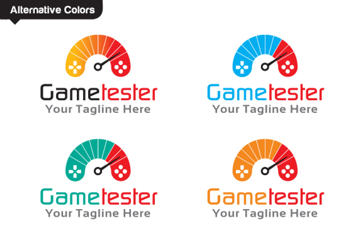 Game Tester Logo Template, a Branding & Logo Template by gunaonedesign