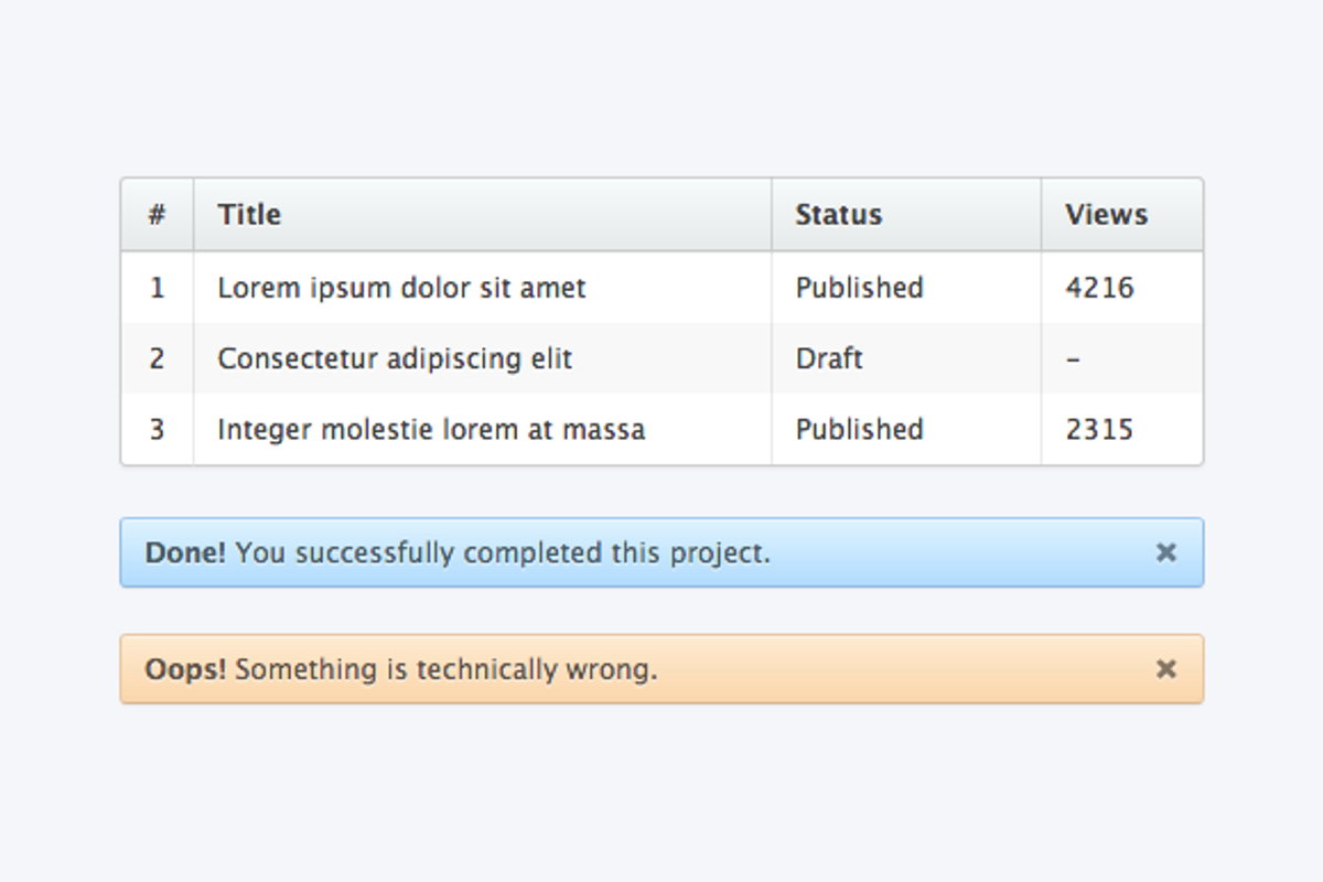Graphite CSS UI Kit, an UI Kit Template by CSSFlow | Creative Market
