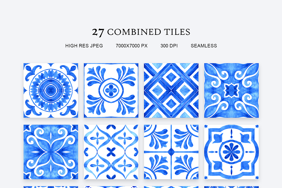 AZULEJOS. Hand painted tiles., a Decorative Illustration by Liliia ...