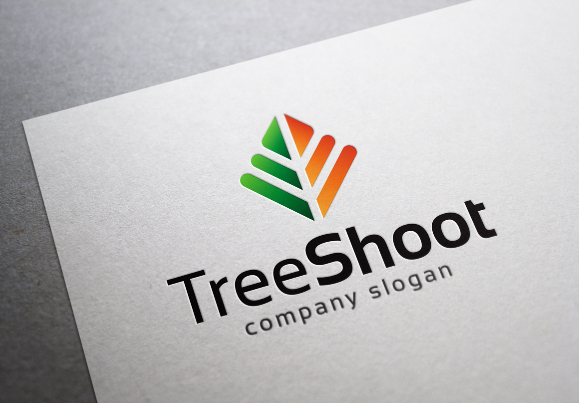 Tree Shoot Logo, a Branding & Logo Template by EmilGuseinov