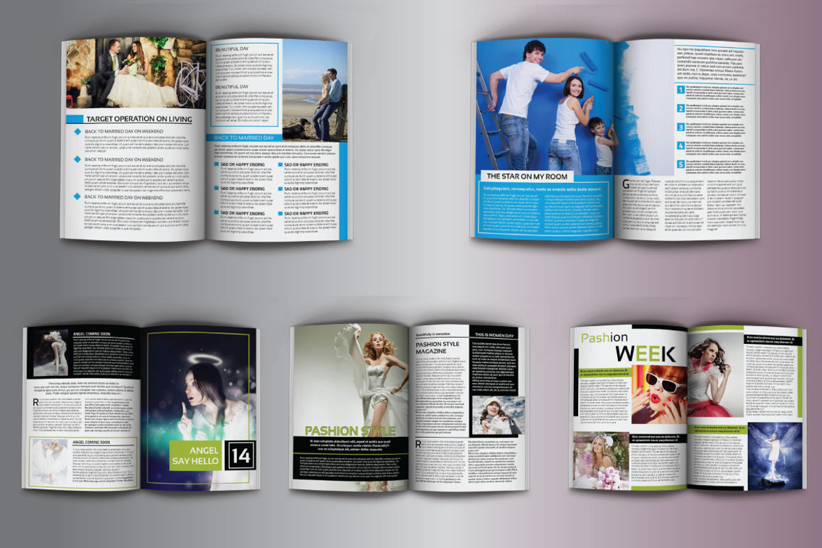 Multipurpose Magazine Template, a Magazine Template by Orlin