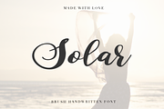 Solar, a Script Font by Larin Type Co. | Creative Market